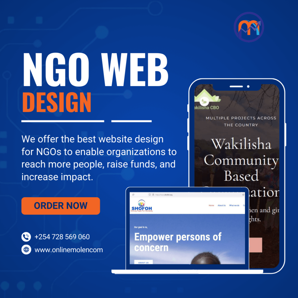NGO Website Design - Online Molen